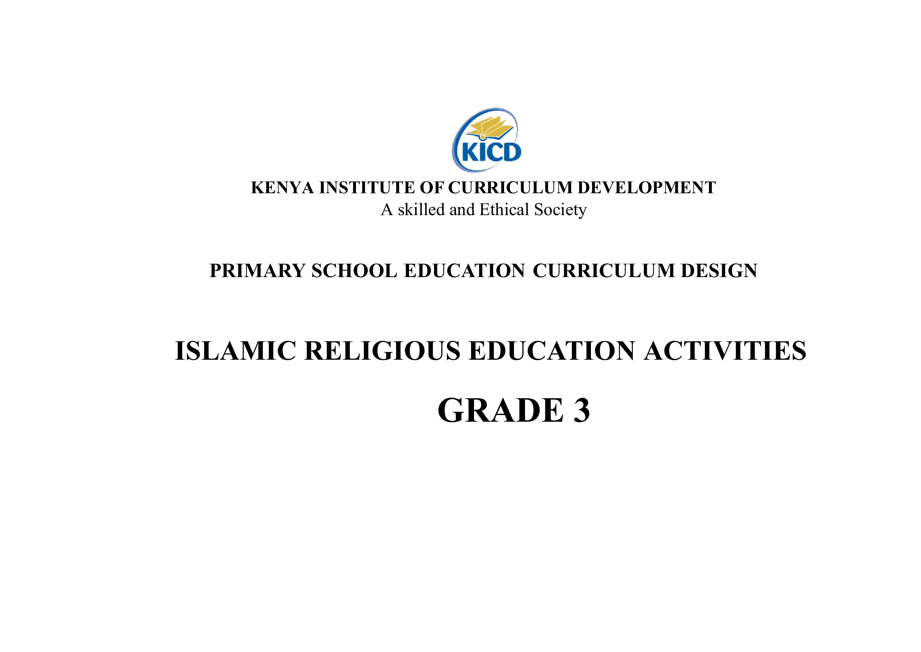 IRE GRADE 3 CURRICULUM DESIGN PRINTABLE